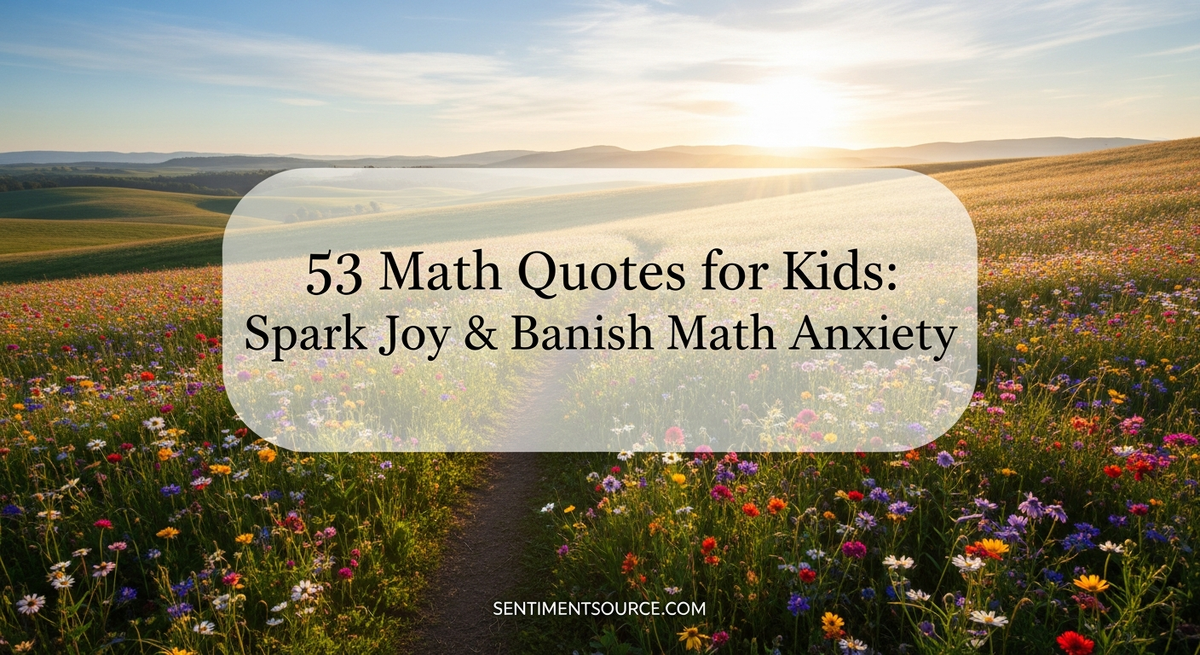 53 Math Quotes for Kids: Spark Joy & Banish Math Anxiety – SentimentSource
