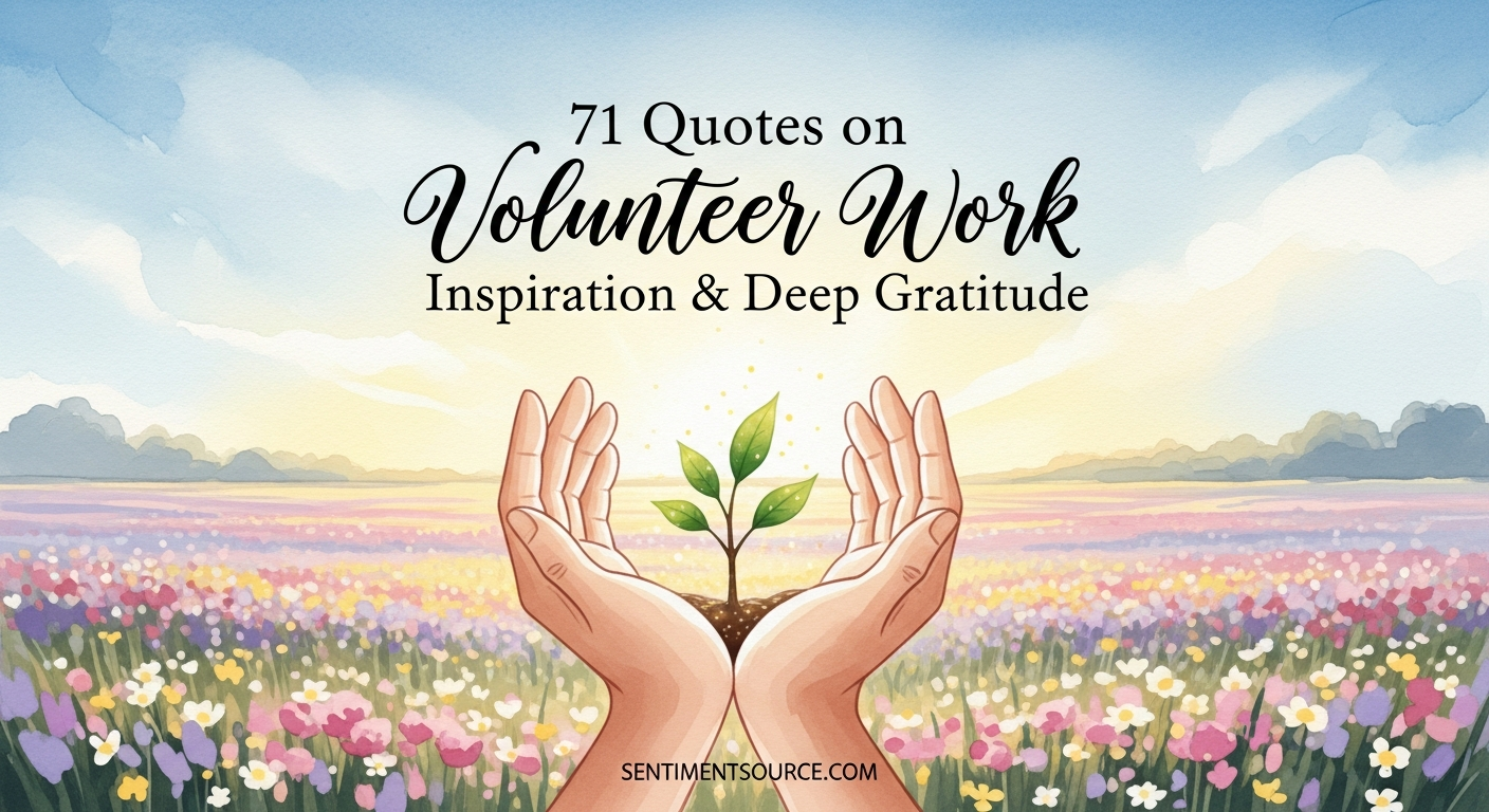 71 Quotes on Volunteer Work Inspiration & Deep Gratitude – SentimentSource