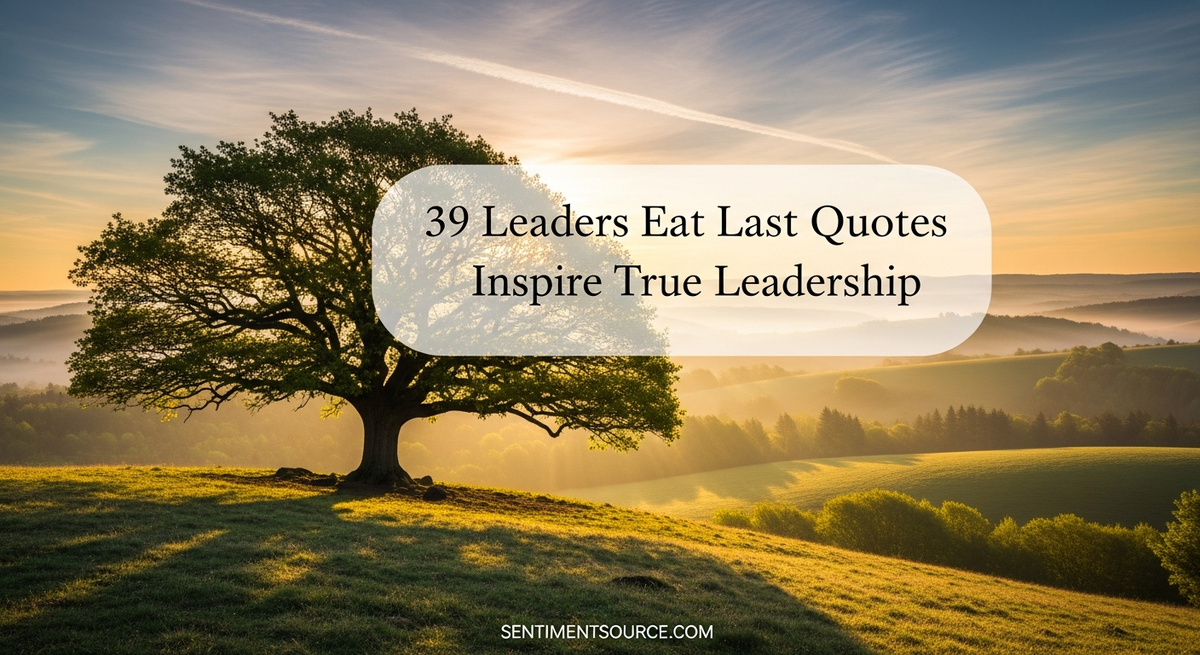 39 Leaders Eat Last Quotes Inspire True Leadership – SentimentSource