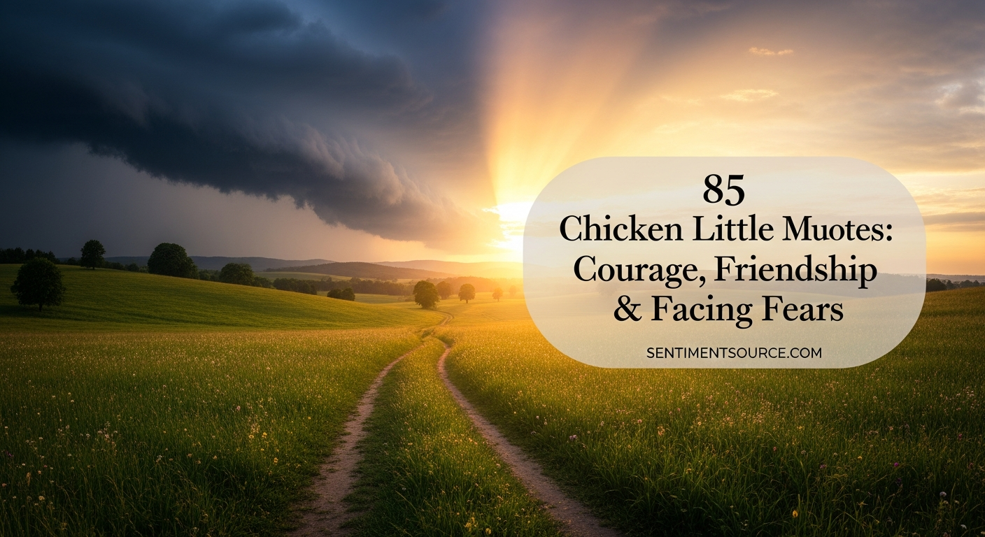 85 Chicken Little Movie Quotes: Courage, Friendship & Facing Fears ...
