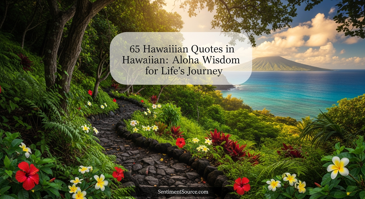 65 Hawaiian Quotes in Hawaiian: Aloha Wisdom for Life's Journey ...