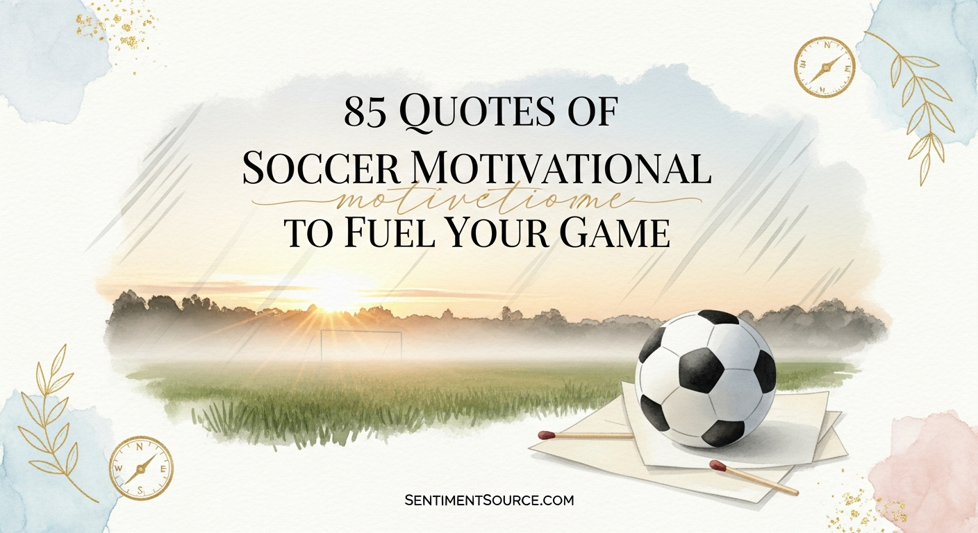 85 Quotes of Soccer Motivational to Fuel Your Game – SentimentSource