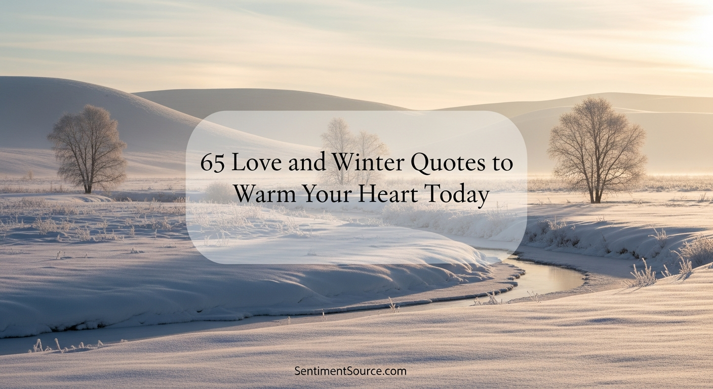 65 Love and Winter Quotes to Warm Your Heart Today – SentimentSource